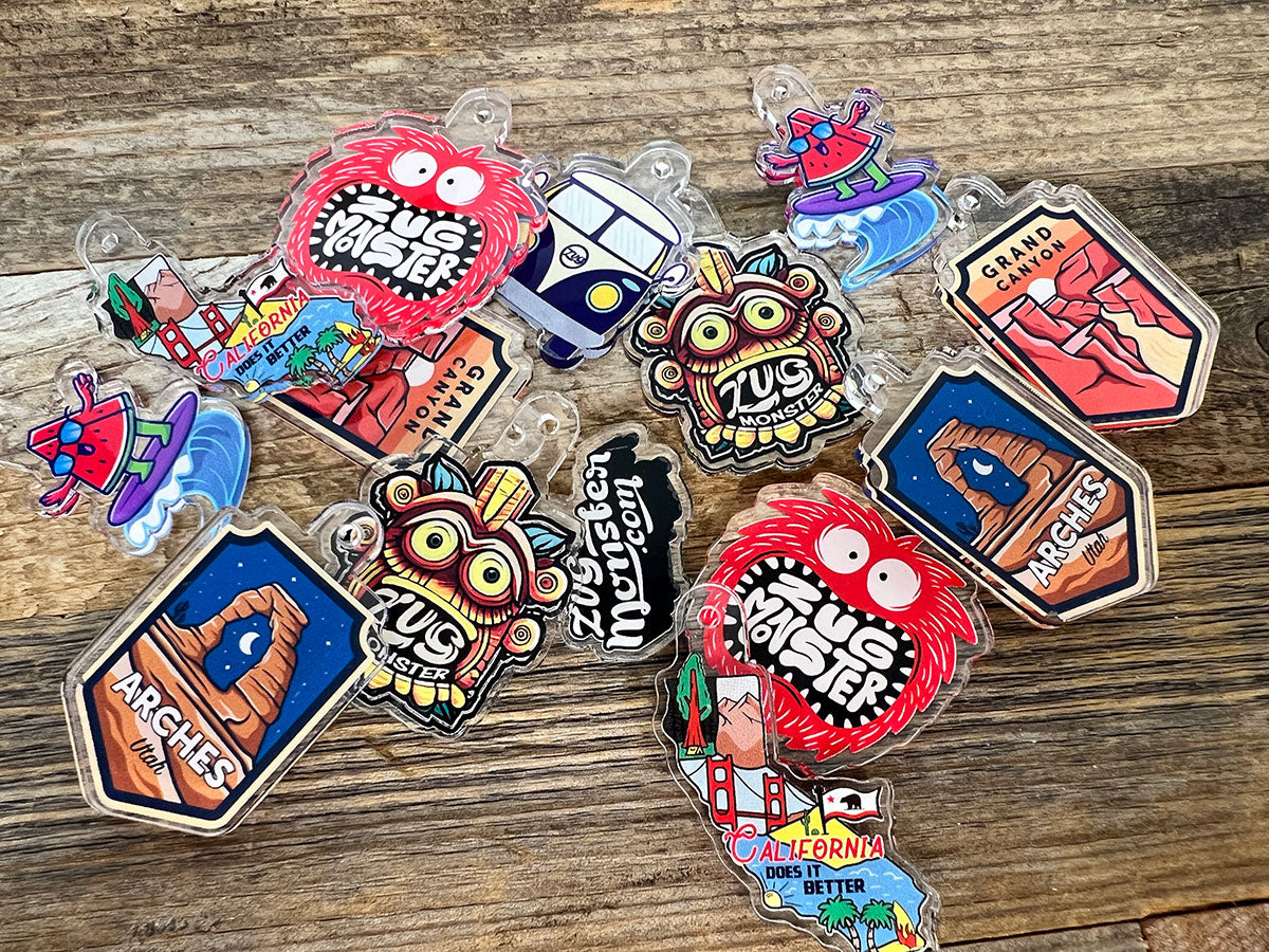 Shop Personalised Acrylic Charms Online At ZUG MONSTER