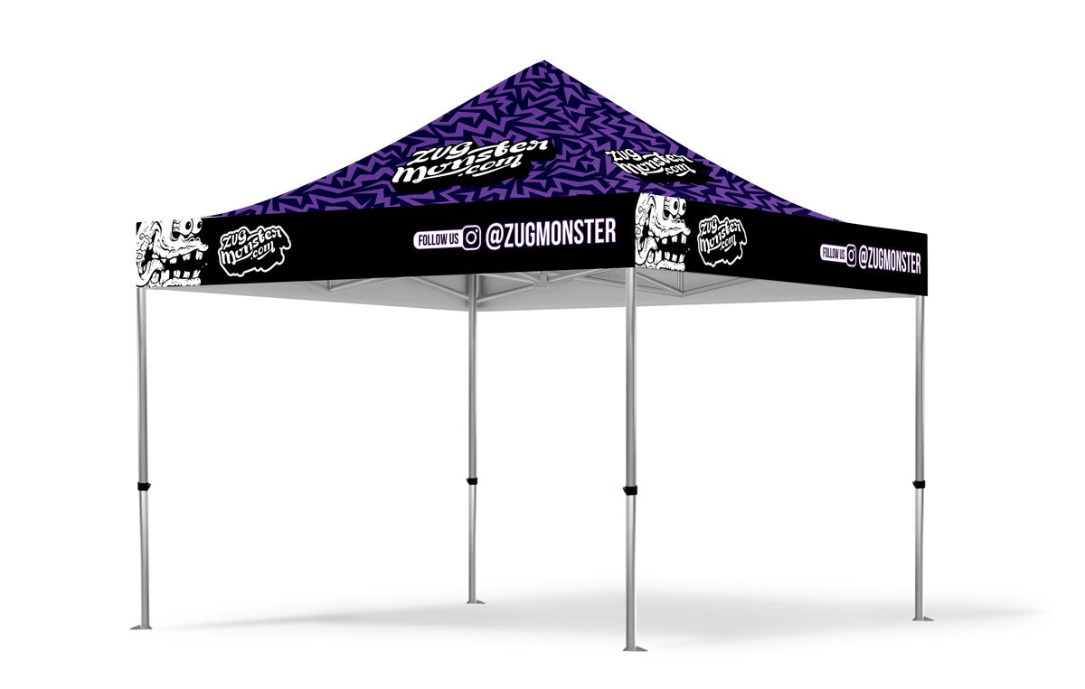 10' x 10' Custom Canopy Tent – ZUG MONSTER