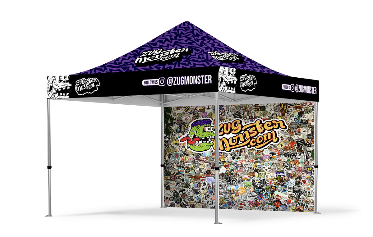 10' x 10' Custom Canopy Tent – ZUG MONSTER